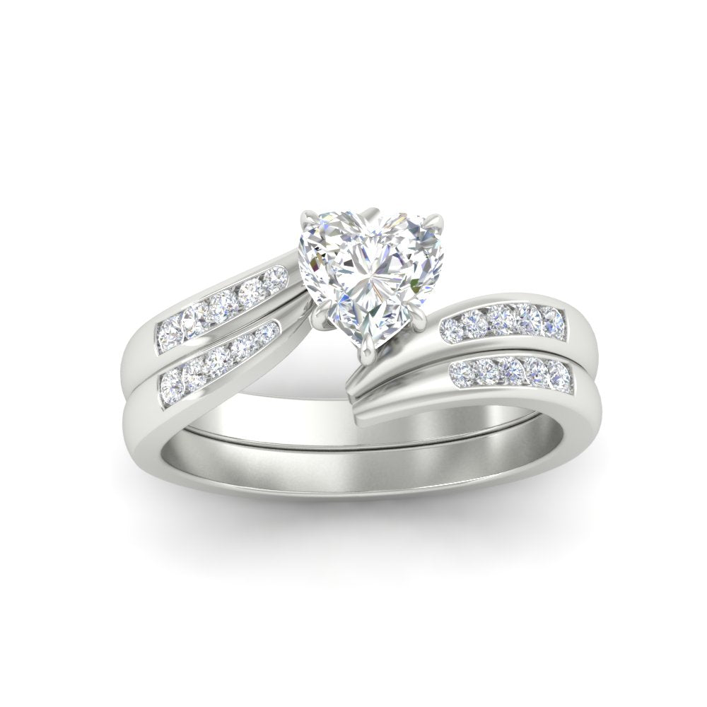 Heart Shaped Bridal Set