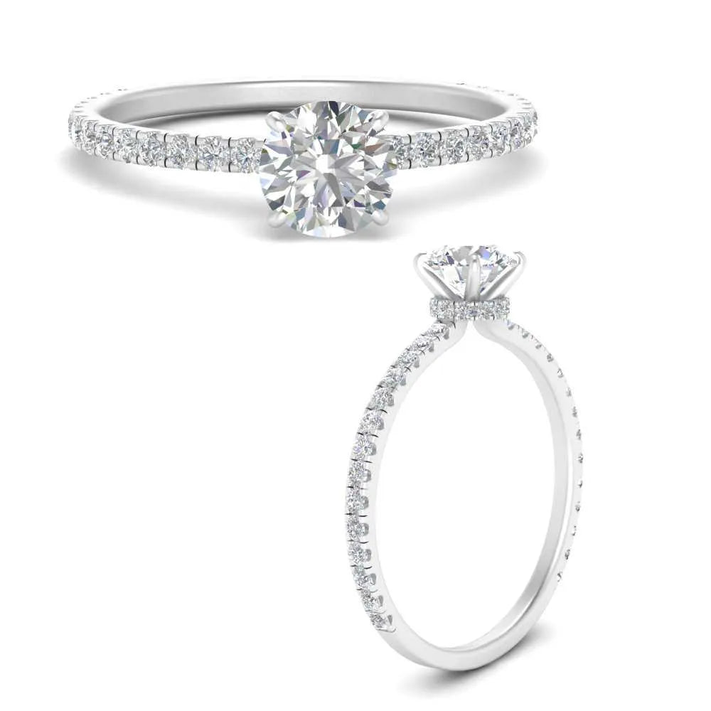 Round Diamond Engagement Rings | Solitaire, Halo, Pavé, 3-Stone – Fascinating Diamonds