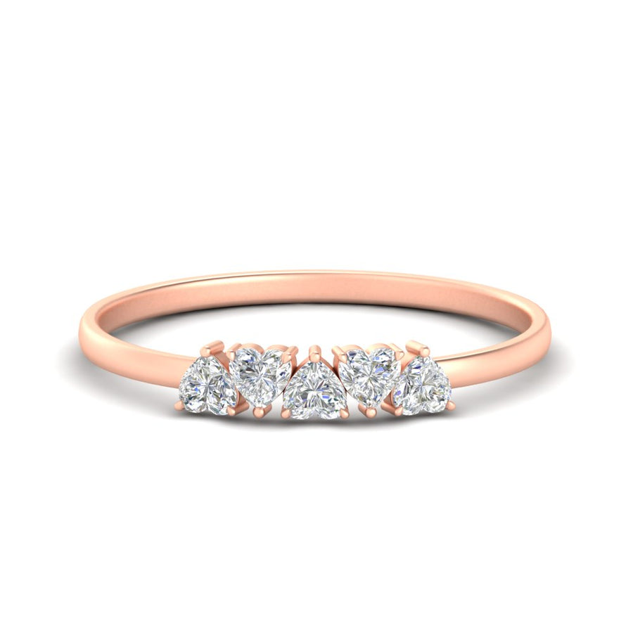Heart Shaped Wedding Bands & Rings for Women | Shop Online ...