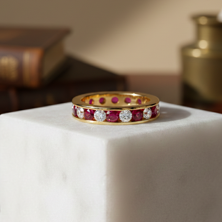 Ruby Wedding Bands with Diamonds: A Rising US Trend – Fascinating Diamonds