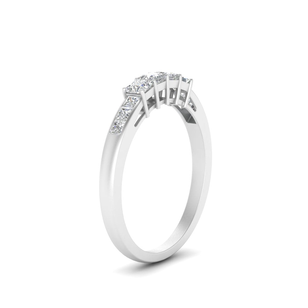 Basket Channel Set Wedding Band – Fascinating Diamonds