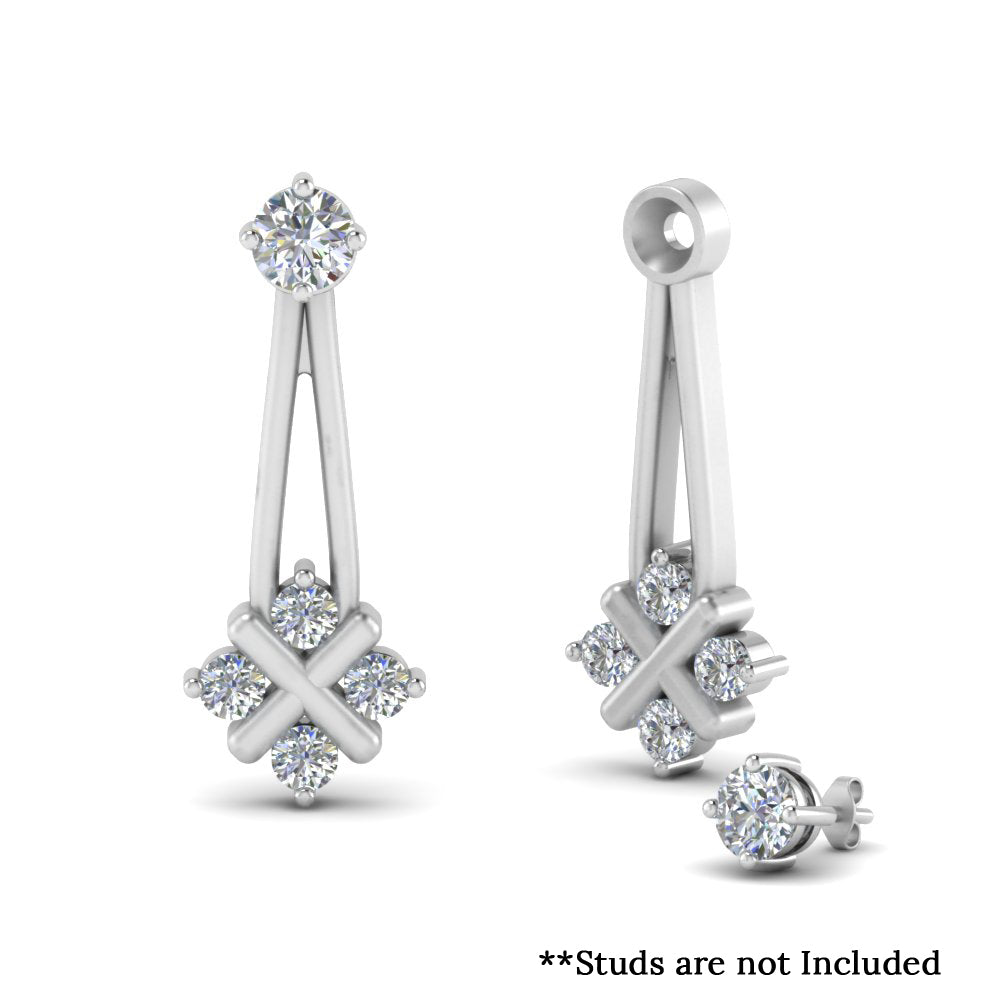 Shop Dangle Earring Jackets Online – Fascinating Diamonds