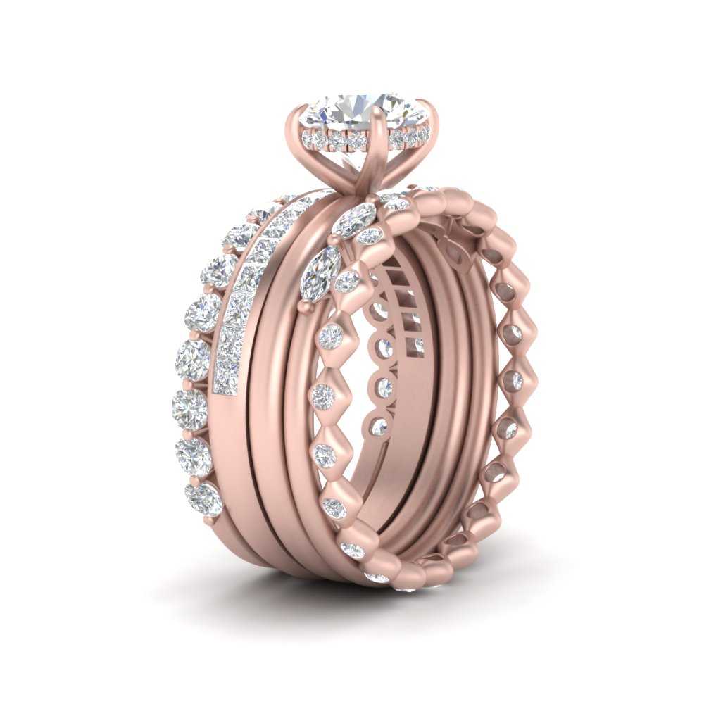 Fancy Shaped Bands With Solitaire Rings – Fascinating Diamonds