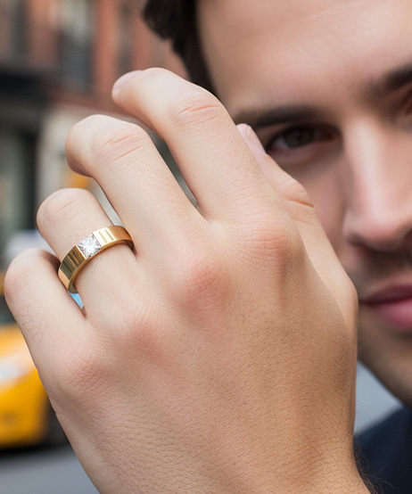 Simple Engagement Rings | Minimalist Diamond Rings in Gold & Platinum ...