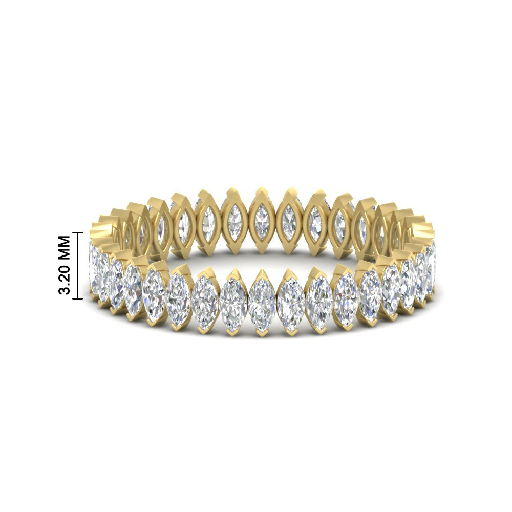 Marquise Diamond Eternity Band – Fascinating Diamonds
