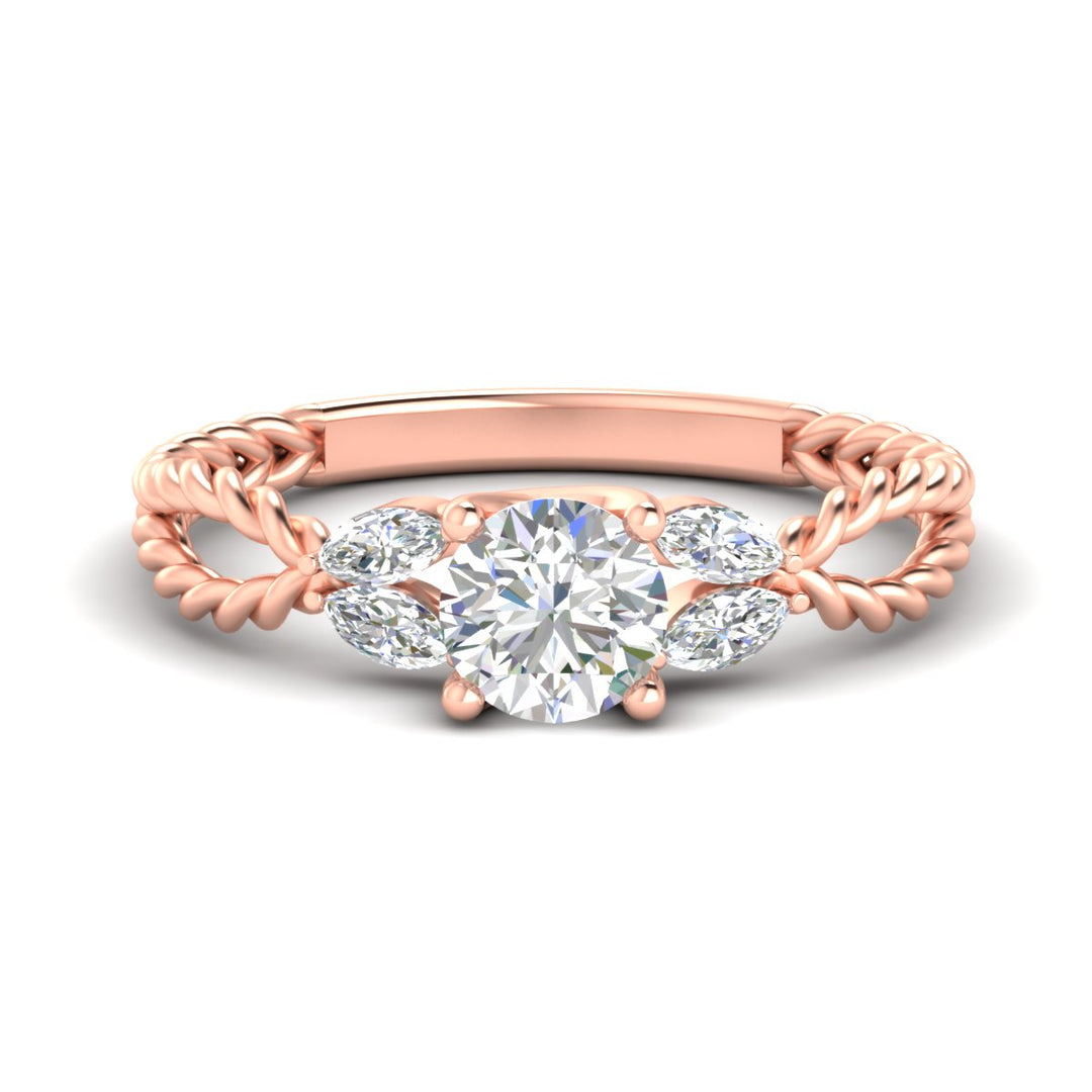 Floral Engagement Rings | Flower Diamond Rings – Fascinating Diamonds