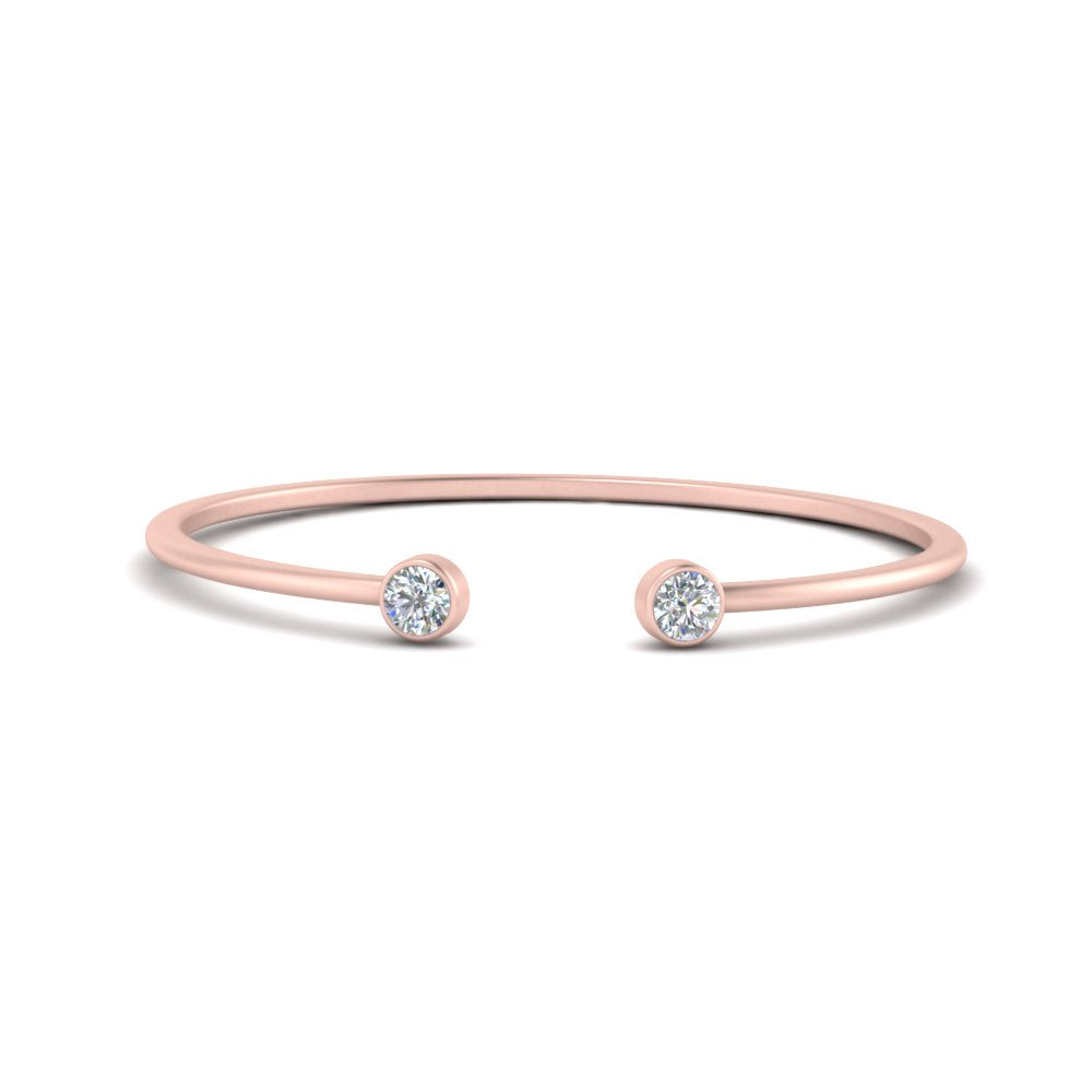 Round Minimalist Open Stacking Ring – Fascinating Diamonds