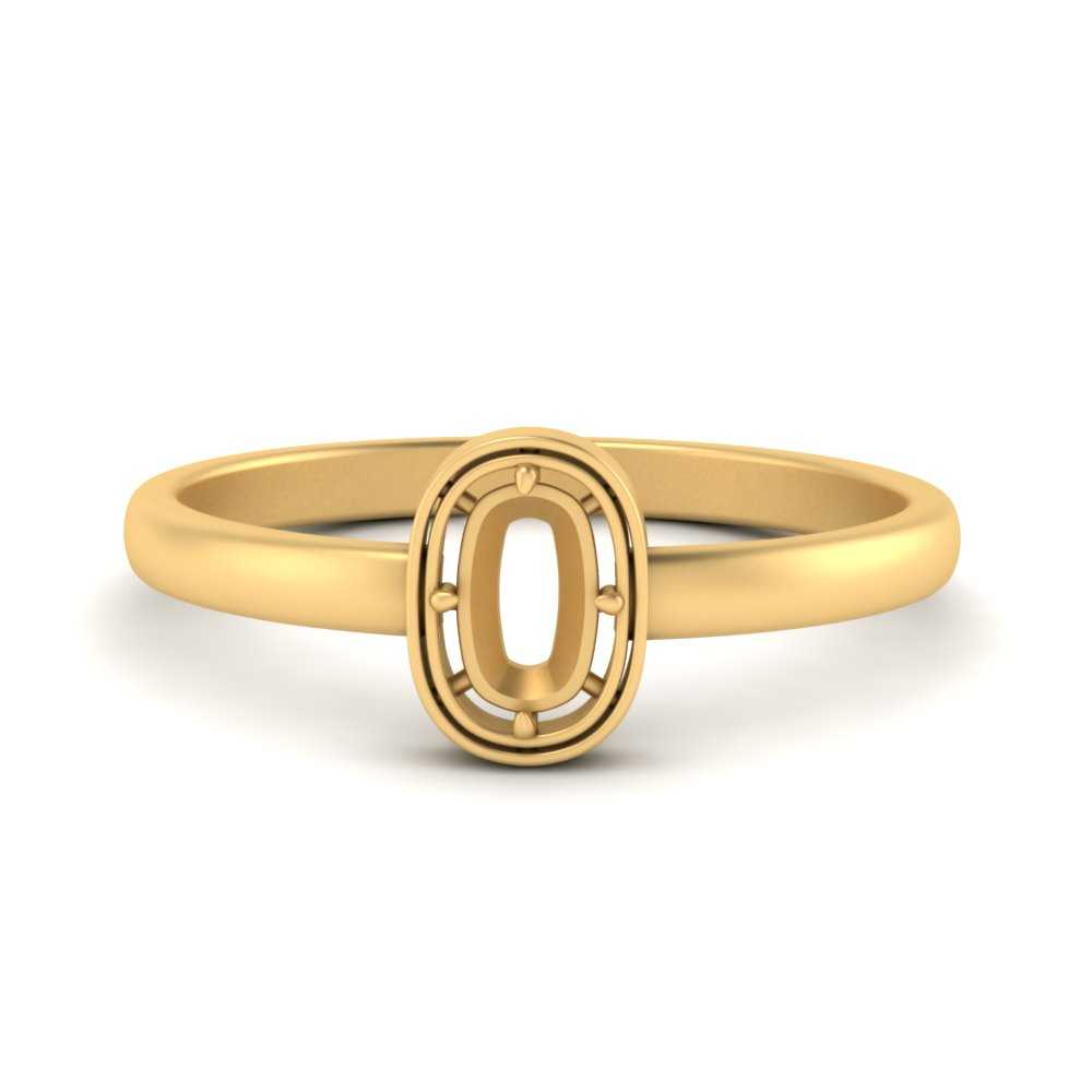 Semi Mount Bezel Solitaire Ring – Fascinating Diamonds