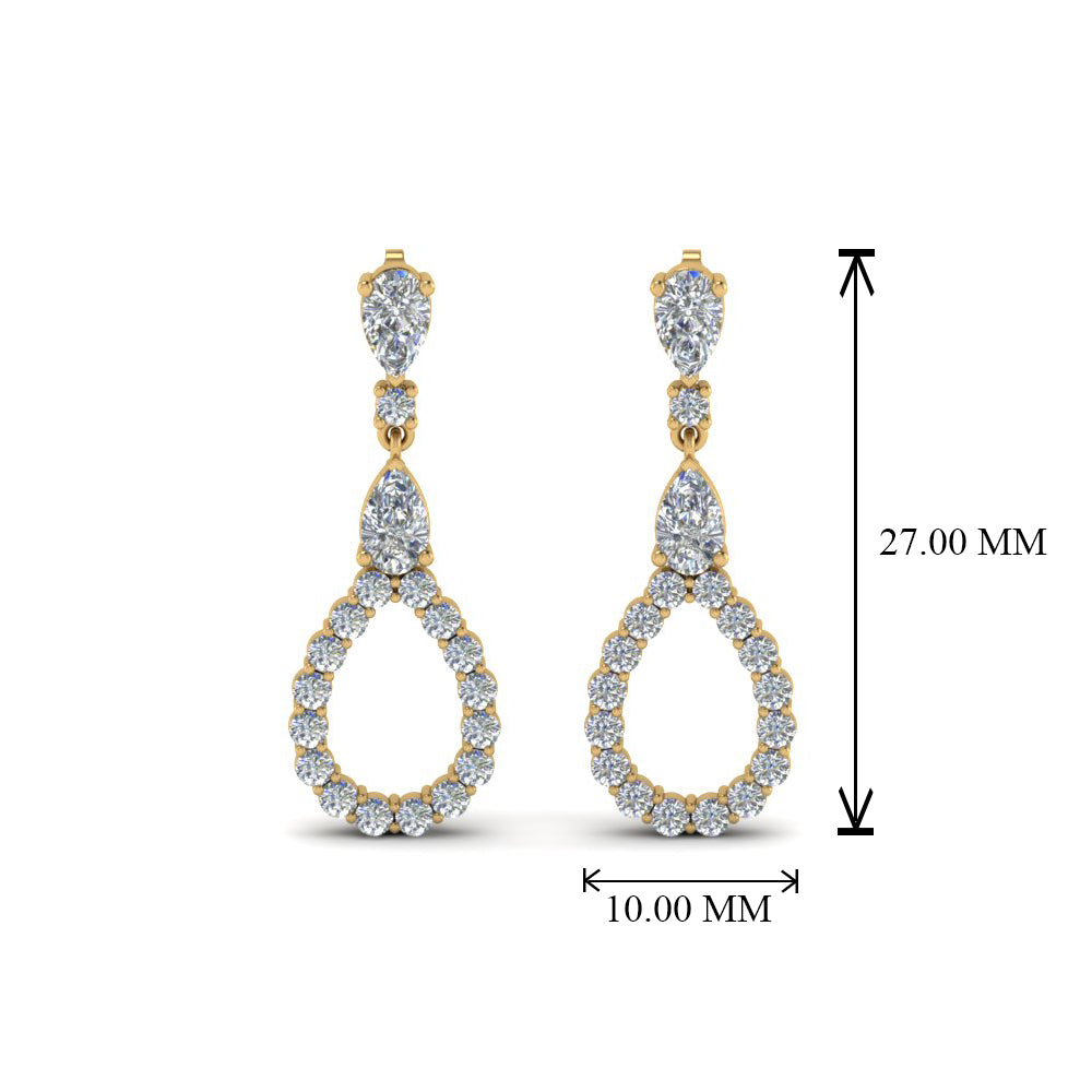 Teardrop Earring For Women – Fascinating Diamonds