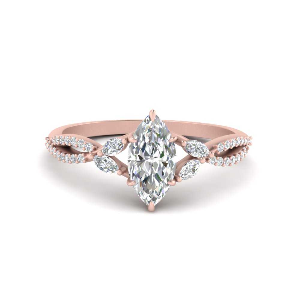 Twisted Split Marquise Diamond Ring – Fascinating Diamonds